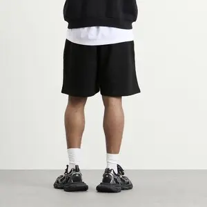 Balenciaga Logo Cotton Sweat Shorts