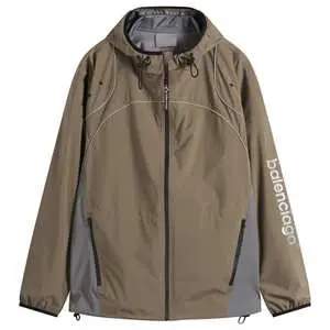 Balenciaga Zip-up Out Sport Jacket - Grey