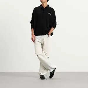 Acne Studios Kluxey Light Richard Yak Polo Jumper