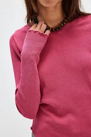 We The Free Easy Does It Long Sleeve Tee At