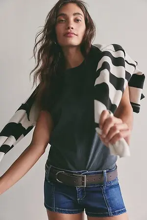 We The Free Ana Denim Micro Shorts