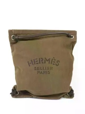 Hermès Maline Grooming Backpack - Green