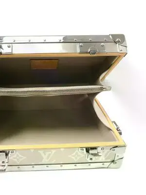 LOUIS VUITTON Monogram Titanium Clutch Box Shoulder Bag