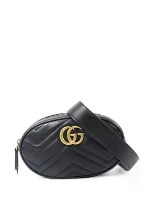 Gucci Gg Marmont Belt Bag - Black