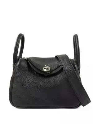 Hermès 2024 Mini Lindy Shoulder Bag Black
