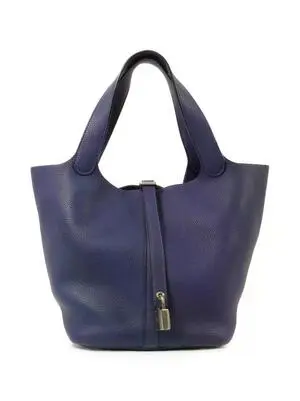 Hermès Mm Picotin Tote Bag - Blue