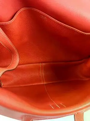 Hermès 2016 3 Halzan Buckle Tote Bag - Red