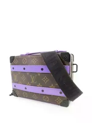 LOUIS VUITTON Monogram Macassar Handle Soft Trunk Shoulder Bag