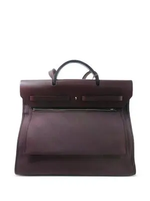 Hermès Gm Herbag Two-way Handbag - Red