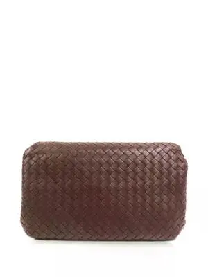 Bottega Veneta Intrecciato Leather Handbag - Red