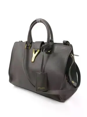 Saint Laurent Cabas Y Two-way Handbag - Grey
