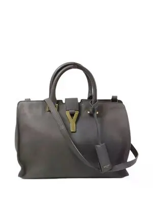 Saint Laurent Cabas Y Two-way Handbag - Grey