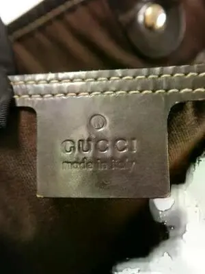 Gucci Gg Leather-trim Tote Bag