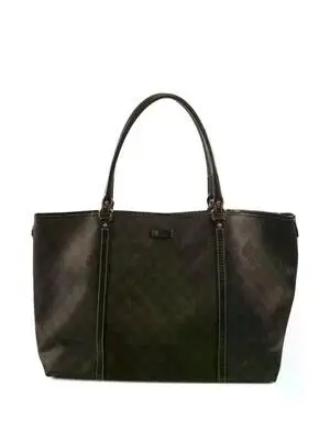 Gucci Gg Canvas Tote Bag - Brown