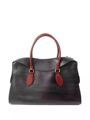 LOUIS VUITTON Tuileries Epi Shoulder Bag - Black