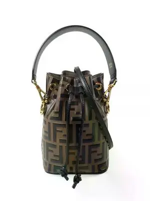 Fendi Mini Mon Tresor Bucket Bag - Brown