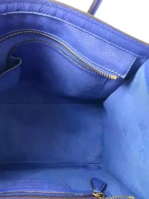 Celine Micro Luggage Tote Bag - Blue