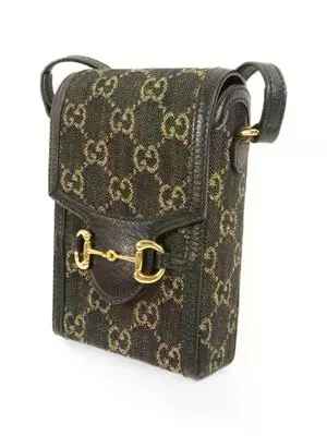 Gucci Mini Horsebit 1955 Gg Shoulder Bag