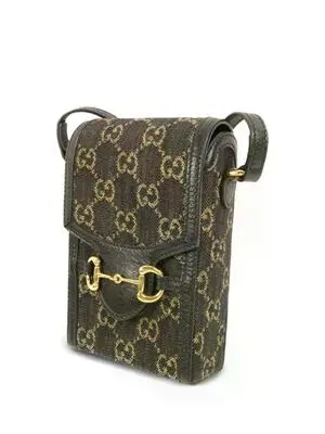 Gucci Mini Horsebit 1955 Gg Shoulder Bag