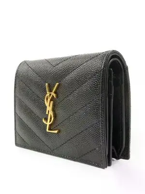 Saint Laurent Cassandre Matelassé Card Case Wallet