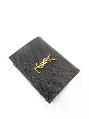 Saint Laurent Cassandre Matelassé Card Case Wallet