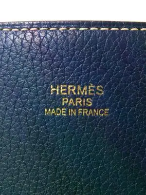 Hermès 2019 Double Sens 28 Leather Tote Bag - Blue