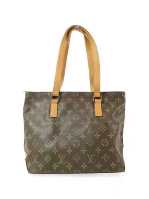 LOUIS VUITTON Cabas Piano Monogram Tote Bag - Brown