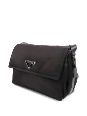 Prada Medium Padded Shoulder Bag - Black