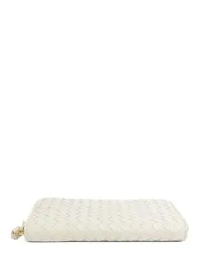 Bottega Veneta Intrecciato Zip-around Wallet