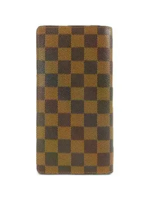LOUIS VUITTON Damier Portefeuille Brazza Long Wallet