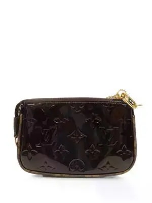 LOUIS VUITTON Mini Pochette Accessoires Shoulder Bag - Red