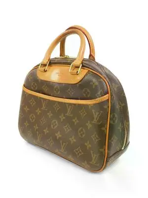 LOUIS VUITTON Monogram Trouville Tote Bag - Brown