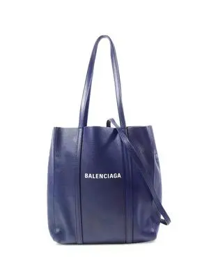 Balenciaga Everyday Leather Tote Bag - Blue