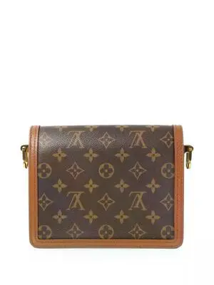 LOUIS VUITTON Mini Dauphine Monogram Reverse Shoulder Bag - Brown