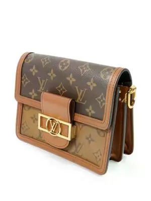 LOUIS VUITTON Mini Dauphine Monogram Reverse Shoulder Bag