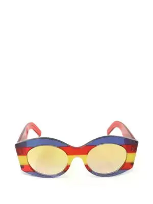 Gucci Gg Interlocking Sunglasses - Red