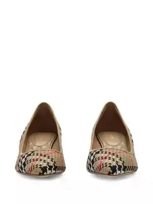 Burberry Check Dame Pumps