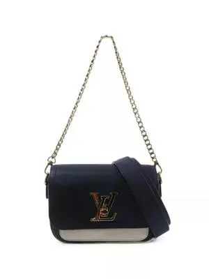 LOUIS VUITTON 2021 Small Lockme Tender Shoulder Bag - Black