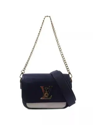 LOUIS VUITTON 2021 Small Lockme Tender Shoulder Bag - Black