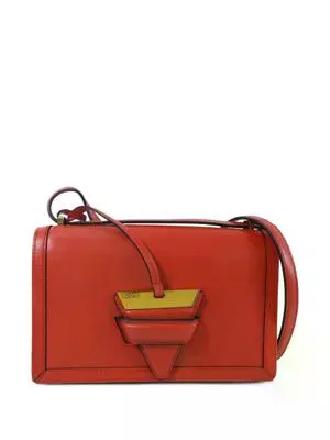 Loewe Barcelona Foldover Top Shoulder Bag - Red