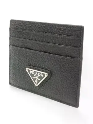 Prada Triangle Logo Card Holder