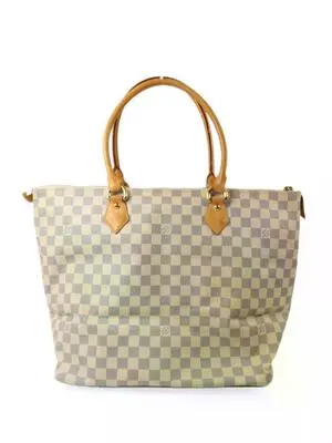 LOUIS VUITTON Gm Saleya Damier Tote Bag - Neutrals