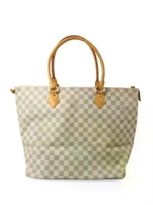 LOUIS VUITTON Gm Saleya Damier Tote Bag - Neutrals