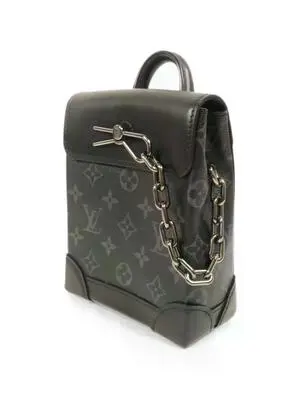 LOUIS VUITTON Nano Steamer Monogram Eclipse Shoulder Bag