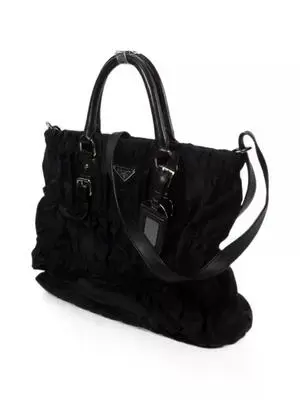 Prada 2008 Tessuto Gaufre Tote Bag