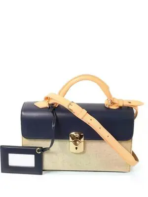 Balenciaga Padlock Two-way Tote Bag - Blue