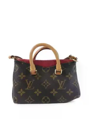 LOUIS VUITTON Nano Pallas Monogram Cross Body Bag