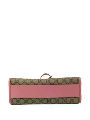 Gucci Gg Canvas Strawberry Motif Tote Bag - Neutrals