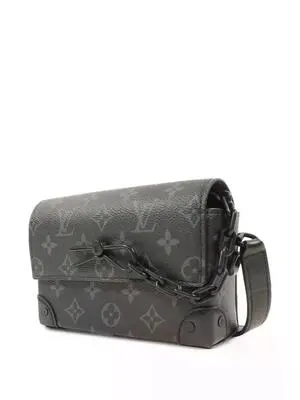 LOUIS VUITTON Steamer Monogram Eclipse Shoulder Bag - Black