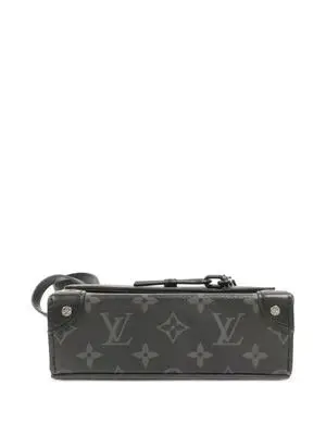 LOUIS VUITTON Steamer Monogram Eclipse Shoulder Bag - Black